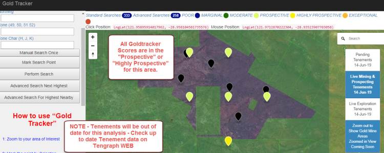 Gold Maps Can Easily be Created from Geological maps